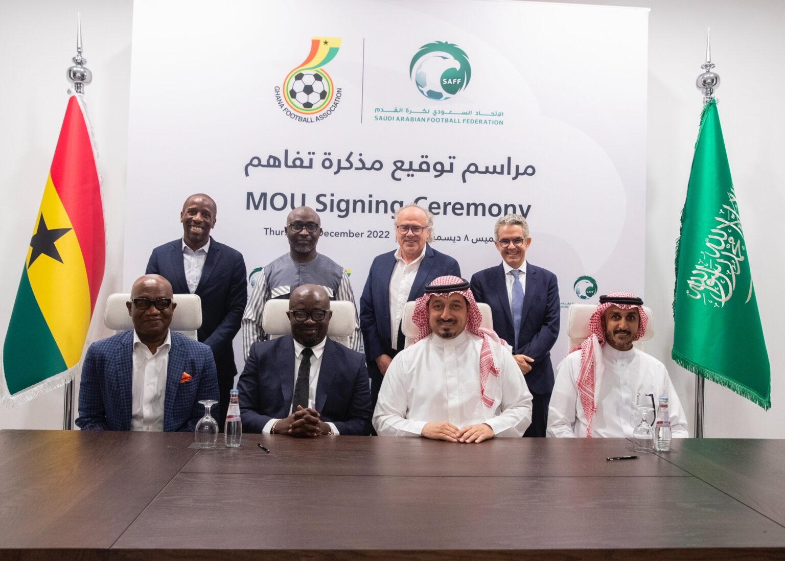 Arabie saoudite : la SAFF signe un partenariat avec le Ghana - 2022MAG